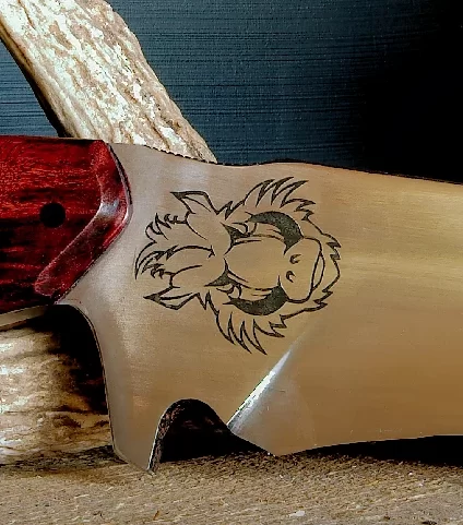 Custom Etching - Saxon Knives Australia