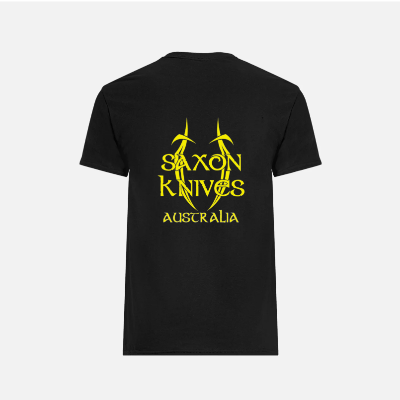 Saxon Knives Australia T-Shirt - -Official Merchandise