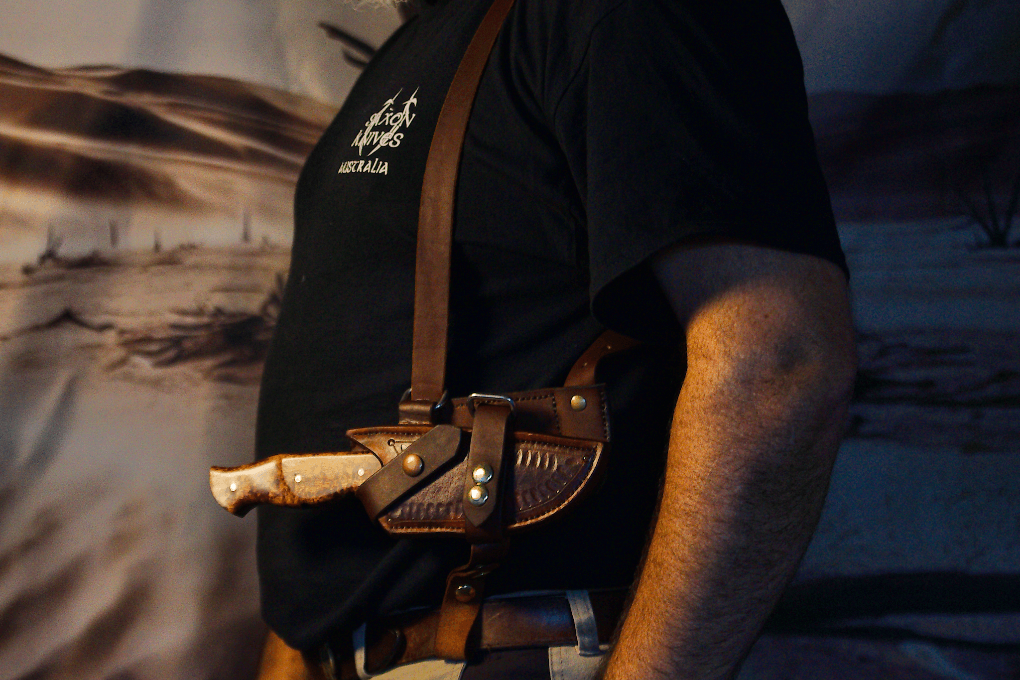 MK II Shoulder Sheath - Saxon Knives Australia